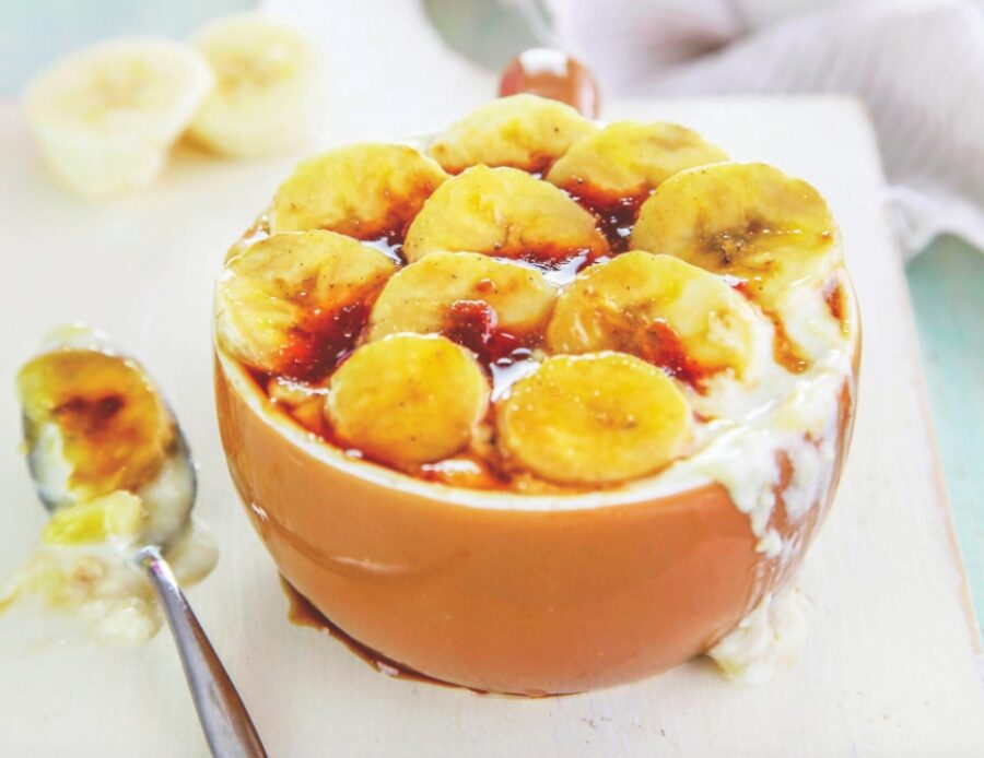 Sweet And Decadent Hot Caramel Banana Creams