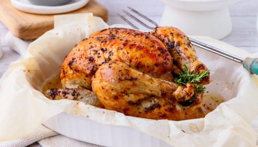 Simple Homemade Christmas Roast Chicken Recipe