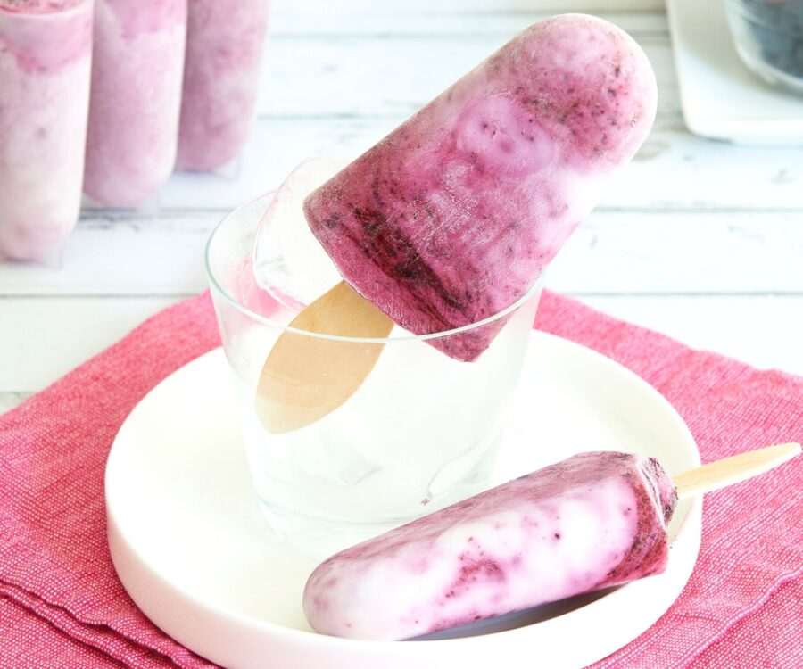 Four Ingredient Coconut Berry Ice Blocks Just 74 Calories