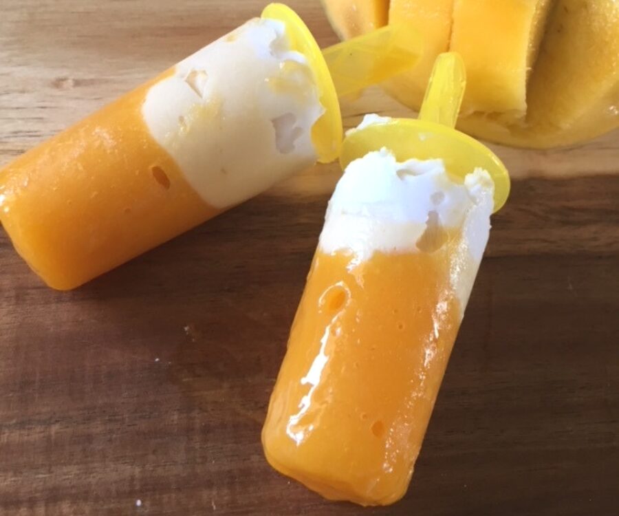 2 ingredient mango ripple ice blocks just 44 calories