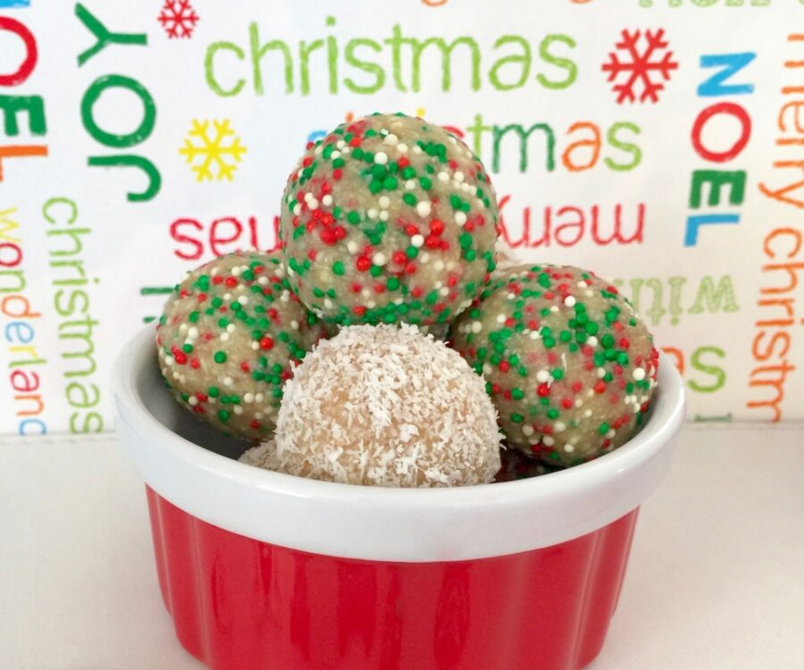 5 ingredient peppermint snow balls 84 calories each