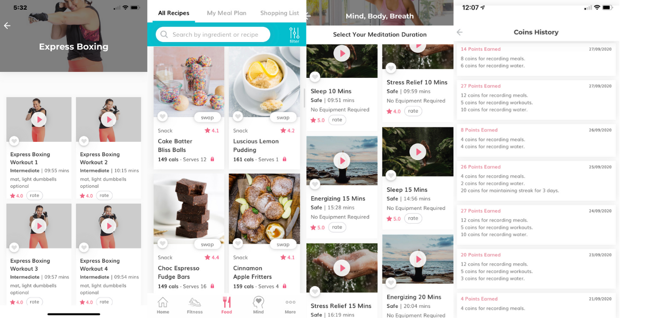 How to find all the new features in the new Healthy Mummy App