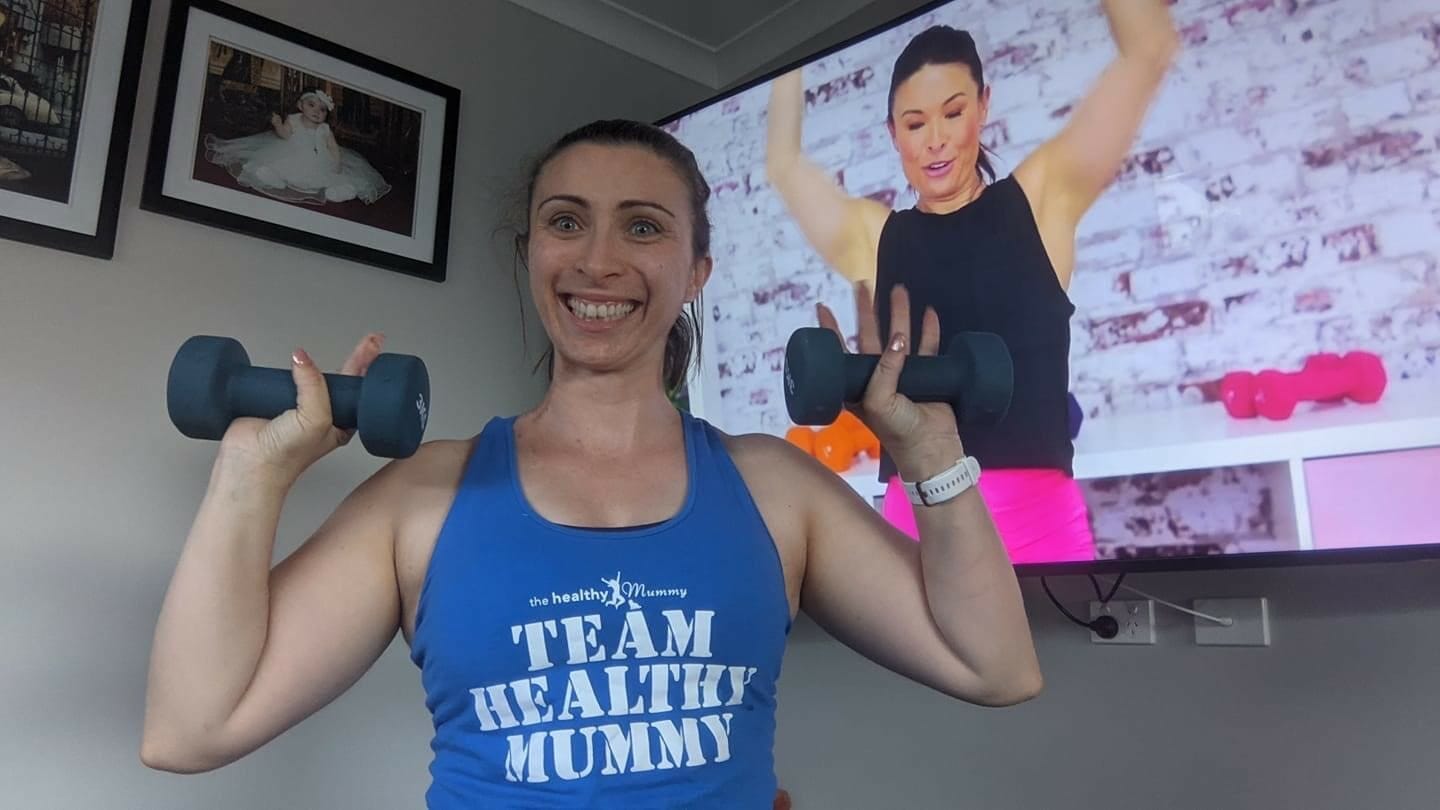 Fitness goals at home with The Healthy Mummy App