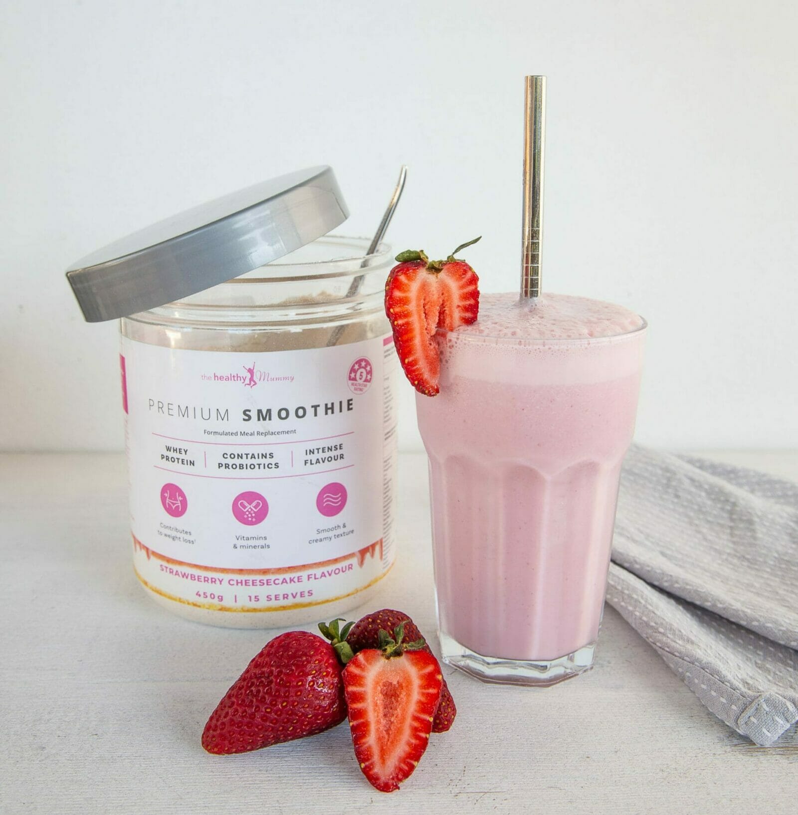 Strawberry Cheesecake Smoothie is here and MUMS LOVE IT!!!